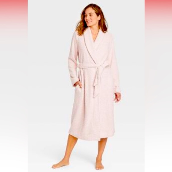 stars above | Intimates & Sleepwear | Womens Cozy Pink Chenille Robe ...